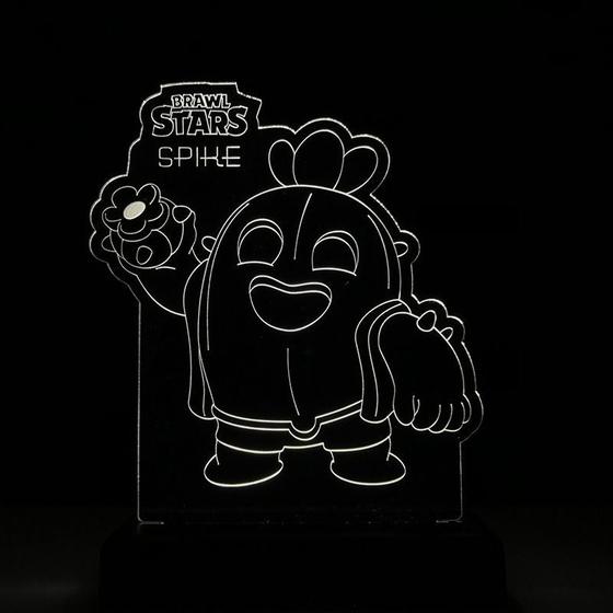 Luminaria Abajur Led Brawl Stars Brawler Spike - Tecnotronics ...