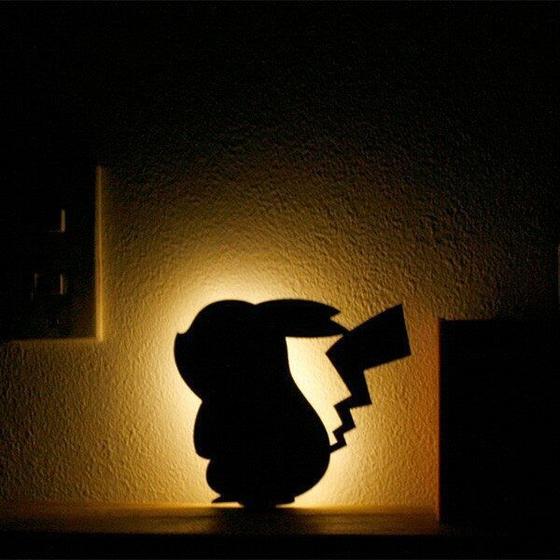 Luminária Abajur Pikachu Pokemon / Com Led Luminoso / Anime Geek ...