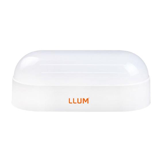 Luminária arandela balizador tartaruga mini hall fit led 8w 3000k bivolt branco quente - LLUM ...