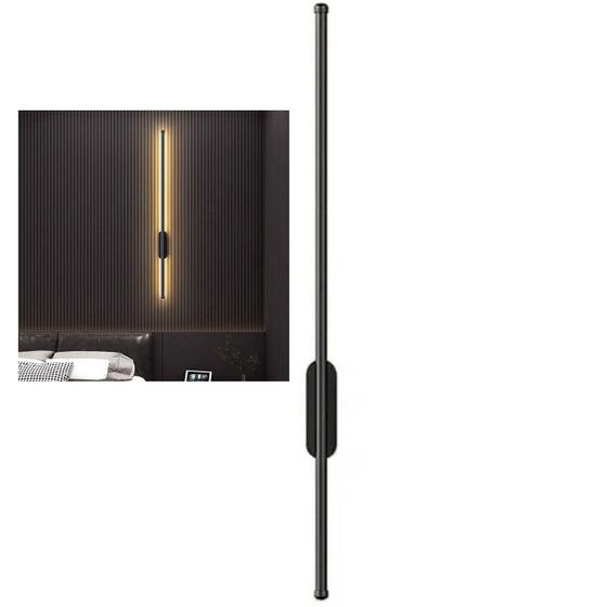 Luminaria Arandela LED Perfil Slim Fit 3 em 1 Luz Indireta Parede Sala ...