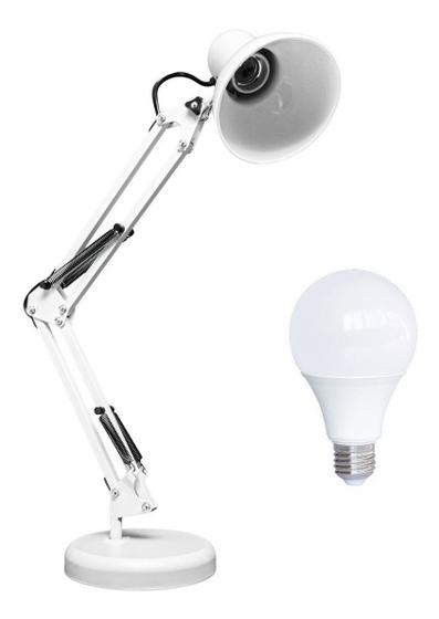 Luminaria Articulada Garra Base Pixar Home Office C/ Lampada - GMH ...