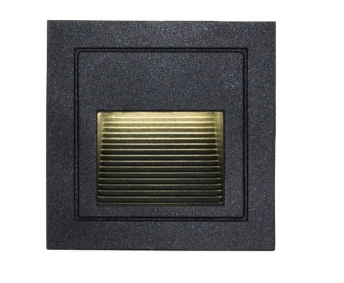 Luminária Balizador Parede Escada 4w Led Forte Alto Padrão - Lustres ...