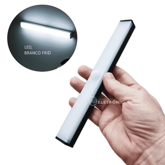 Luminária Barra Led Sensor De Presença Automático De Movimento Led ...
