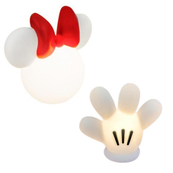 Luminária da Disney Minnie ou Luva do Mickey - Luminária de Mesa ...