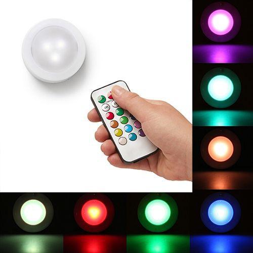 Luminária de Led Com Controle de Cor e Intensidade Adesiva com 3 ...