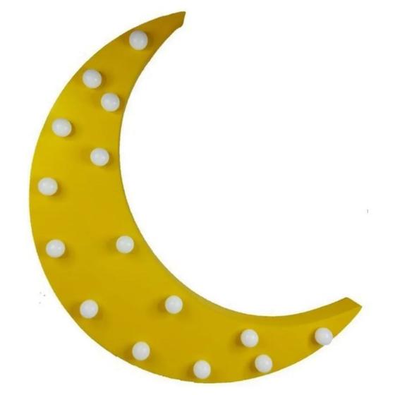 Luminária De Mesa Led 3d Enfeite Luminoso Em Lua Decoração - Luxxx ...