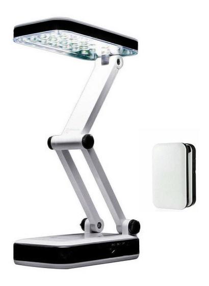 Luminaria De Mesa Sem Fio Bivolt 24 Leds Abajur Dobrável - Lelong ...