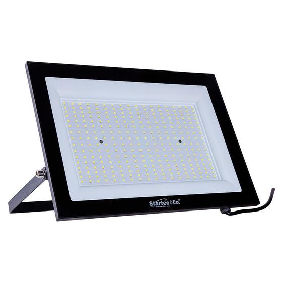 Luminária Externa Refletor Holofote Blindado 200W Led Bivolt Resistente ...
