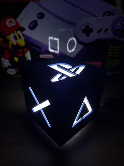 Luminária Gamer (Azul) - Luminária Led - Luminária - Magazine Luiza