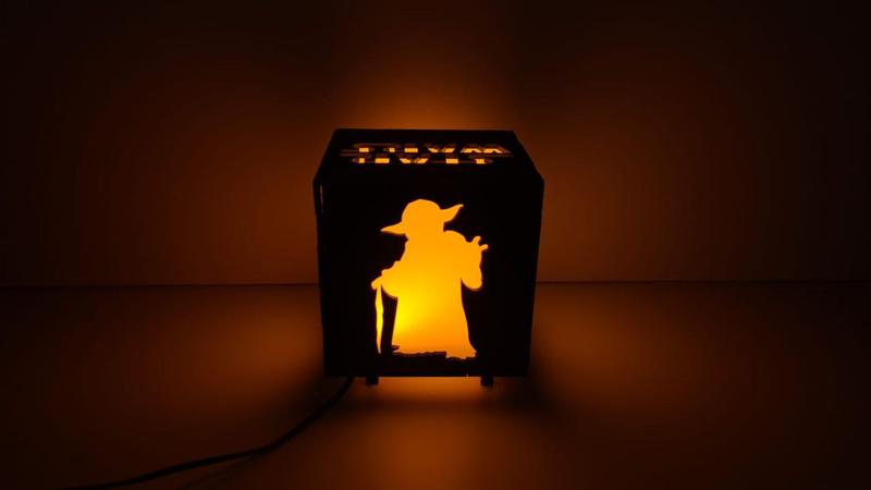 Luminária Gamer Star Wars (preto) - Luminária Led - Luminária ...