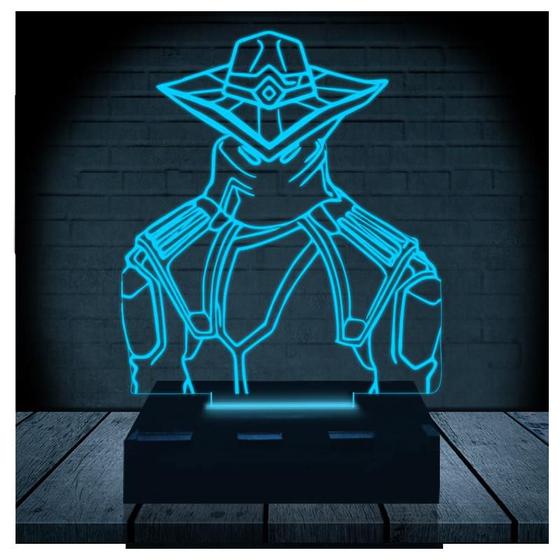 Luminária Led 3d Cypher Valorant Agents Abajur - 3D Fantasy - Luminária - Magazine Luiza