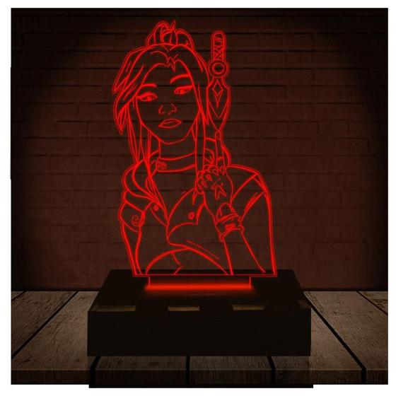 Luminária Led 3d Jett Valorant Abajur - 3D Fantasy - Luminária - Magazine Luiza