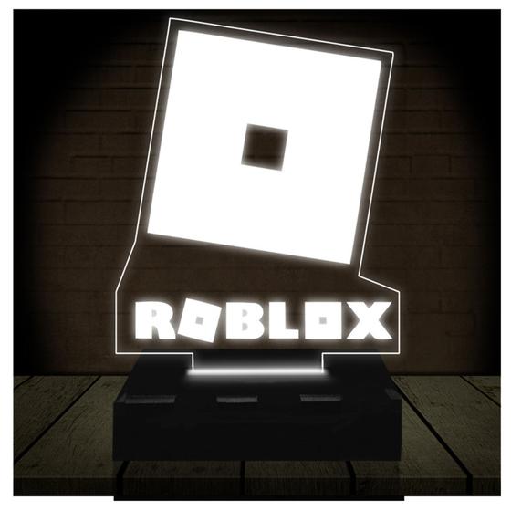 Luminária Led 3D Roblox Jogo Game Abajur - 3D Fantasy - Luminária ...