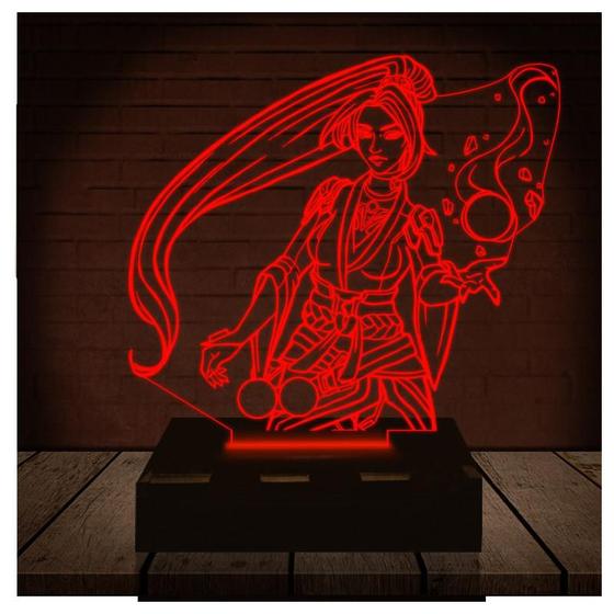 Luminária Led 3d Sage Valorant Abajur - 3D Fantasy - Luminária - Magazine Luiza