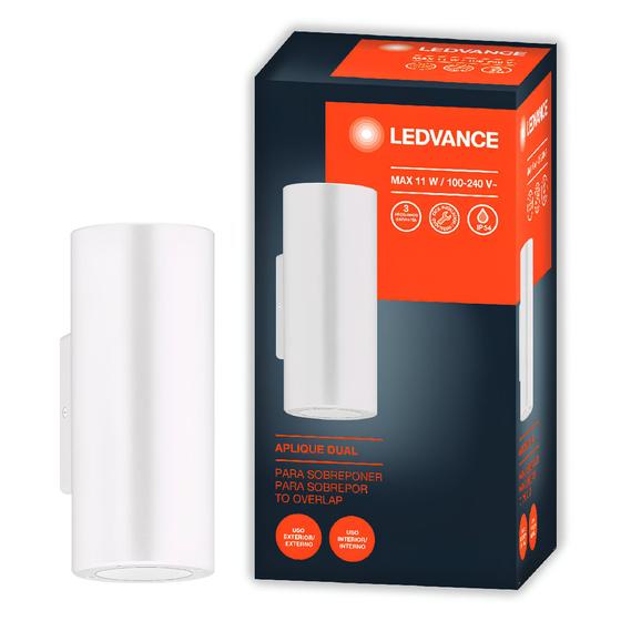 Luminaria Led Aplique Dual Cylinder Branca 2X11w Ledvance - Luminária - Magazine Luiza