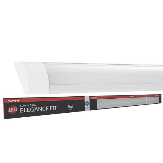Luminária Led Avant Sobrepor Fit Elegance 36W Bivolt 6500K Luz Branca - Painel de LED - Magazine ...