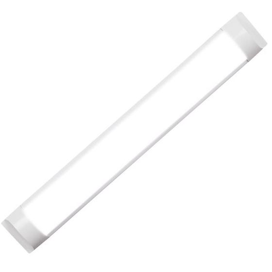 Luminária Led Sobrepor Teto Linear 60cm 18W 6500K Luz Fria Branca - LLUM - Luminária - Magazine ...