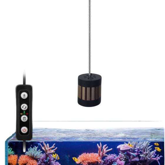 Luminária Led Suspensa Para Aquário Marinho 50w Pequena Crescimento de ...