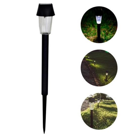 Luminaria Luz Solar Jardim Externa Led Poste Externa - Ecoforce ...