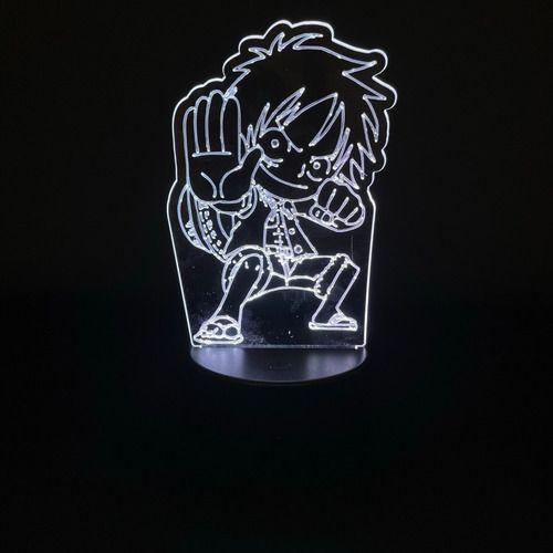 Luminária Mesa Led Luffy One Piece 16 Cores Rgb - Xau Center ...