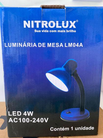 Luminária mesa - Nitrolux - Nitrolux - Luminária de Mesa - Magazine Luiza
