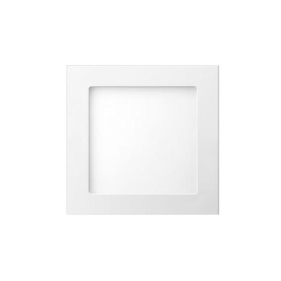Luminária paflon Led de embutir quadrada 12W 6500K Fria bivolt Elgin ...