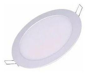 Luminaria Painel Placa de led embutir Redonda 6w Bivolt - Painel de LED ...