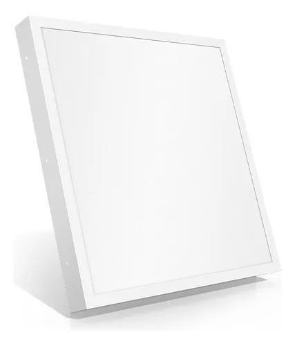 Luminária Plafon Led 40w Sobrepor 40x40 Quadrado Frio 6k Bivolt 110/220v Luminária Gesso ...