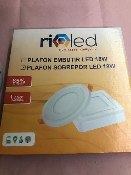 Luminária Plafon Sobrepor Redondo Neon 18W Rio Led - Plafon - Magazine Luiza