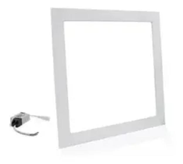 Luminária Quadrada - Lâmpada LeD Embutido - 18W - 22x22 - GAL ...