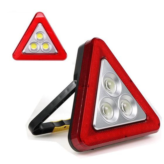 Luminária Sinalizadora Triangulo LED Portátil - Luatek - Luminária ...