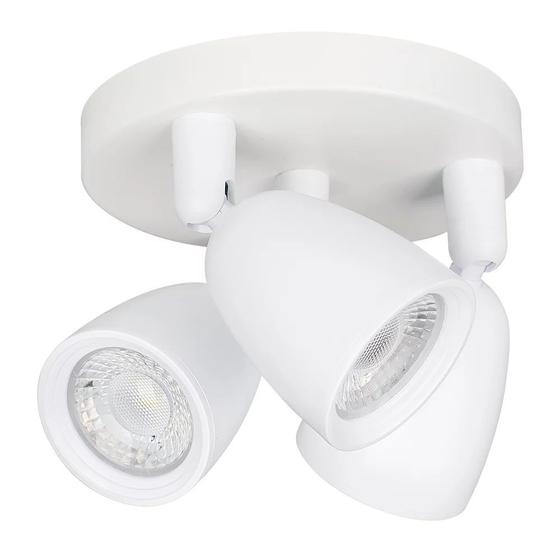 Luminaria spot led com 3 lampadas 6w 6.500k kian - Luminária - Magazine ...