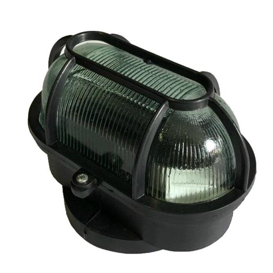 Luminaria Tartaruga Pvc Shintech Preta Com Vidro Tpp1vq - Luminária ...