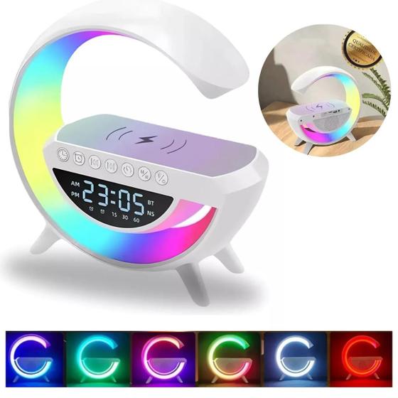 Luminária Versátil e Compacta - Iluminação LED, Som Bluetooth e ...