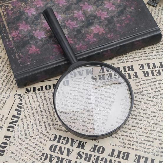 Lupa De Aumento Manual 100mm Profissional De Mão Portátil Aumentador ...