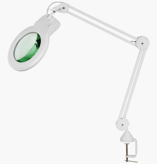 Lupa de Bancada Iluminação LED Solver HL-900 5X BIVOLT - Lupa Estética ...