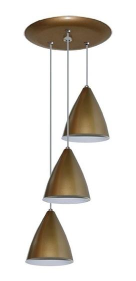 Lustre Pendente Colorido Triplo Junto Na Mesma Canopla - Mesa de jantar ...