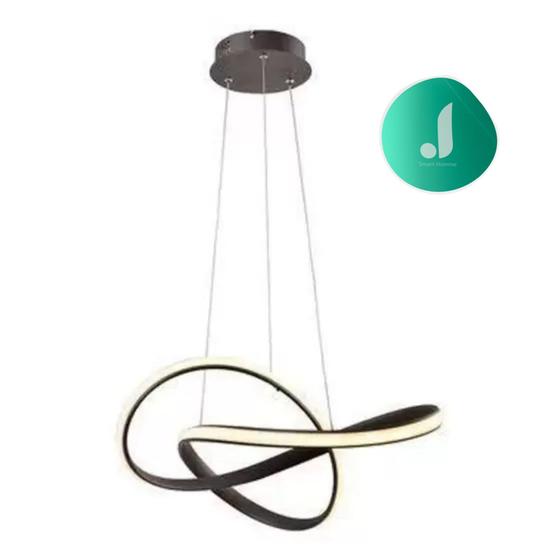 Lustre Pendente Luminária Led infinito Marrom 3 em 1 - Nitrolux ...