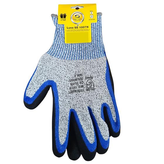 Luva Banho em PU Super Safety SS1007N Proteção com CA 32039 - Luva de ...