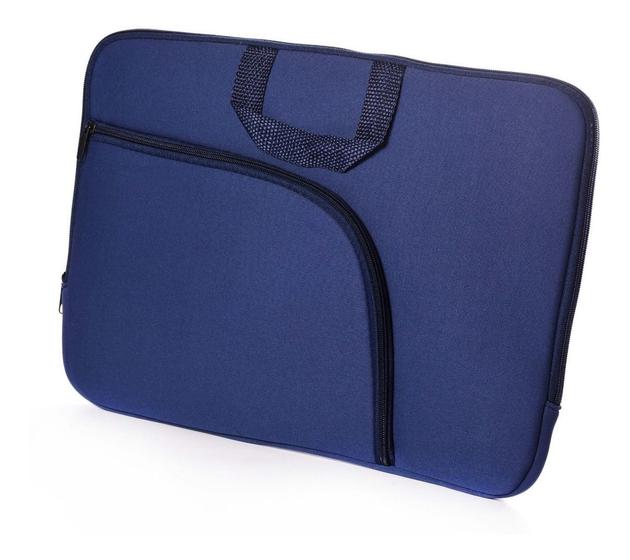 Luva case capa para notebook com bolso e alça 14" cor azul - Taber ...