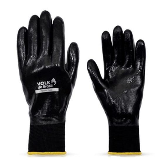 Luva de Poliamida com Banho Nitrílico Nitril Full - Volk CA - 25280 TAM ...