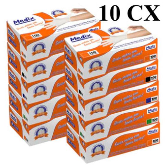 Luva De Procedimento Látex Medix Luvas Descartáveis Magazine Luiza