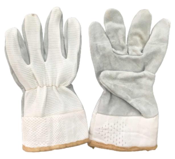 Luva de raspa com dorso em nylon - Vileluvas - Luva de Proteção ...