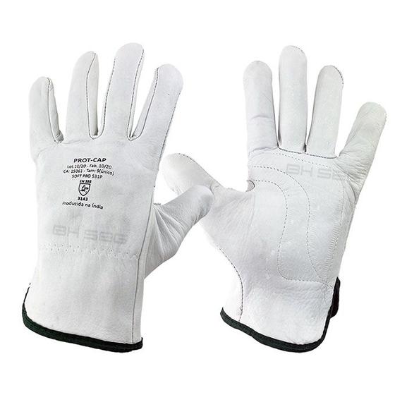 Luva de Vaqueta Total modelo Petrobras Soft Ca 15061 - Luva de Proteção ...