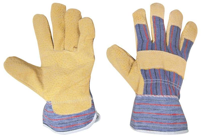 Luva mista 7cm palma vaqueta dorso lona ca29699 - Vonder - Luva de ...