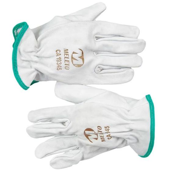 Luva Mista Vaqueta/Raspa Meleto 7cm - Luva de Proteção - Magazine Luiza