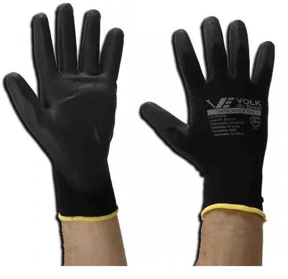 Luva Multitato Preta Segurança Volk Do Brasil - Luva de Proteção ...