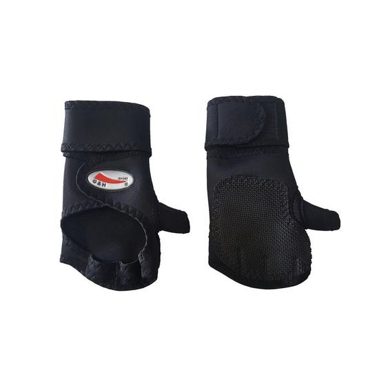Luva Neoprene Com Munhequeira VIP Para Academia / Musculação - G&H ...