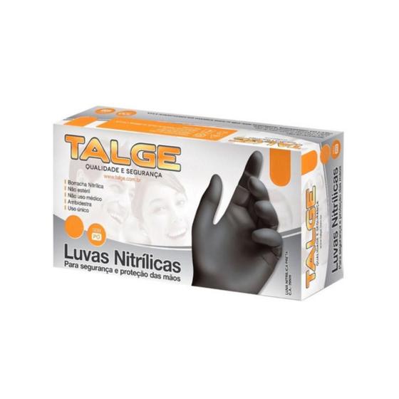 Luva Nitrilica Descartavel Talge Sem Pó Caixa 100 Unidades - Luvas ...