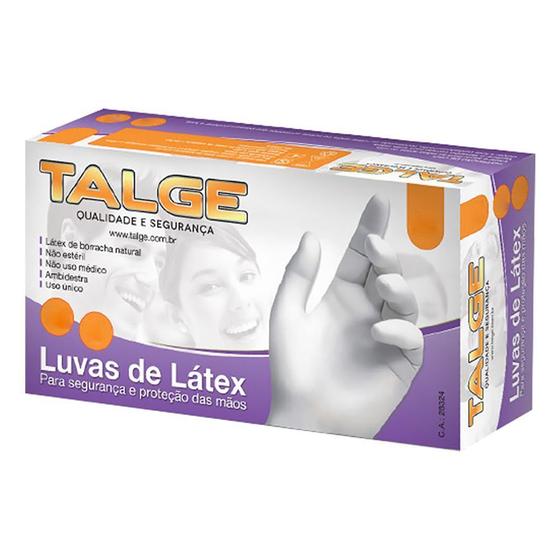 Luva Procedimentos Latex Sem Pó Tam P C/100 Und - Talge - Luva de Procedimento - Magazine Luiza